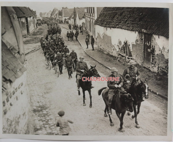 WW1 France 1917 photo Newfoundland Regiment after battle of Monchy ...