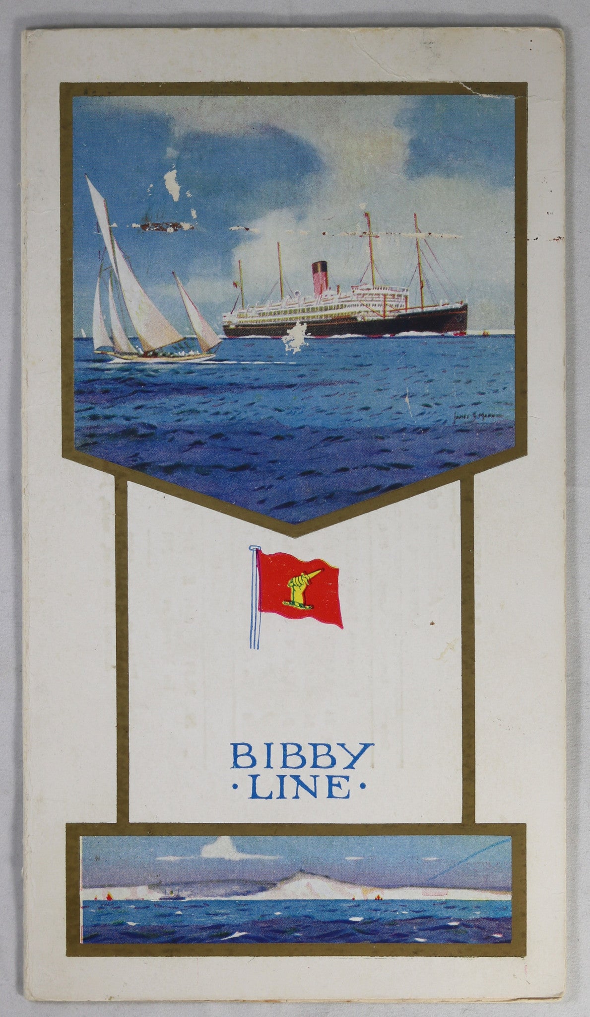 1933 menu Bibby Line S.S. “Oxfordshire” avec inscriptions - Chadbourne ...