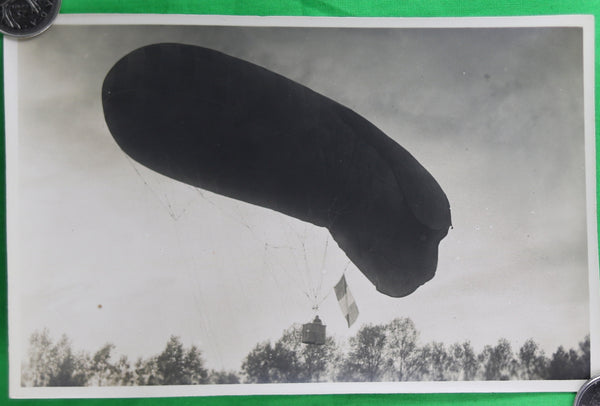 Photo Guerre 14-18 ballon 'Saucisse' / Photo WW1 observation balloon ...