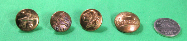 Set of four RCAF/RAF & military buttons - Chadbourne Antiques ...
