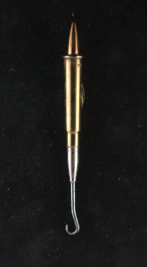 Trench Art brass boot hook, made with bullet casing and bullets c. WW1 ...