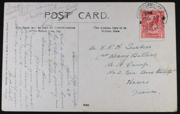 WW1 1915 Canadian military patriotic postcard, 23rd Infantry (UK ...